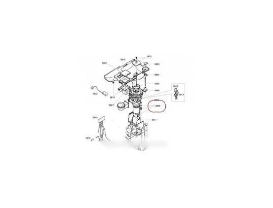 Faisceau de cablage repere 0914 pour petit electromenager siemens SIEMENS