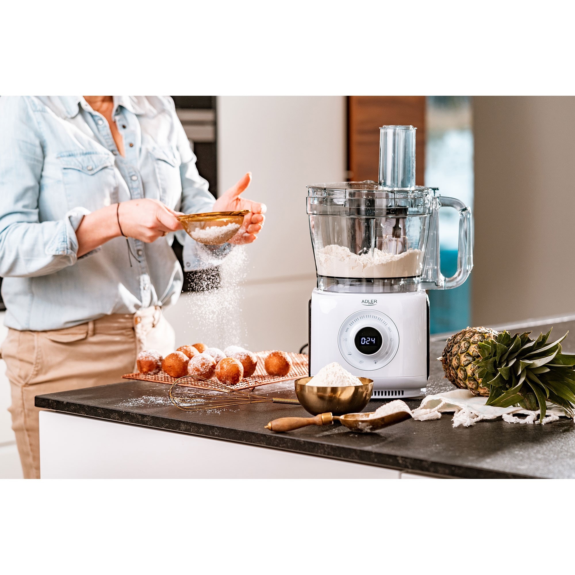 Adler ad4224 robot de cuisine électrique multifonctionnel 12-en-1 ...