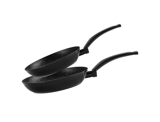 Fagor vivant set de 2 poêles à frire induction 20-24cm aluminium forgé, antiadhésif sans pfoa ...