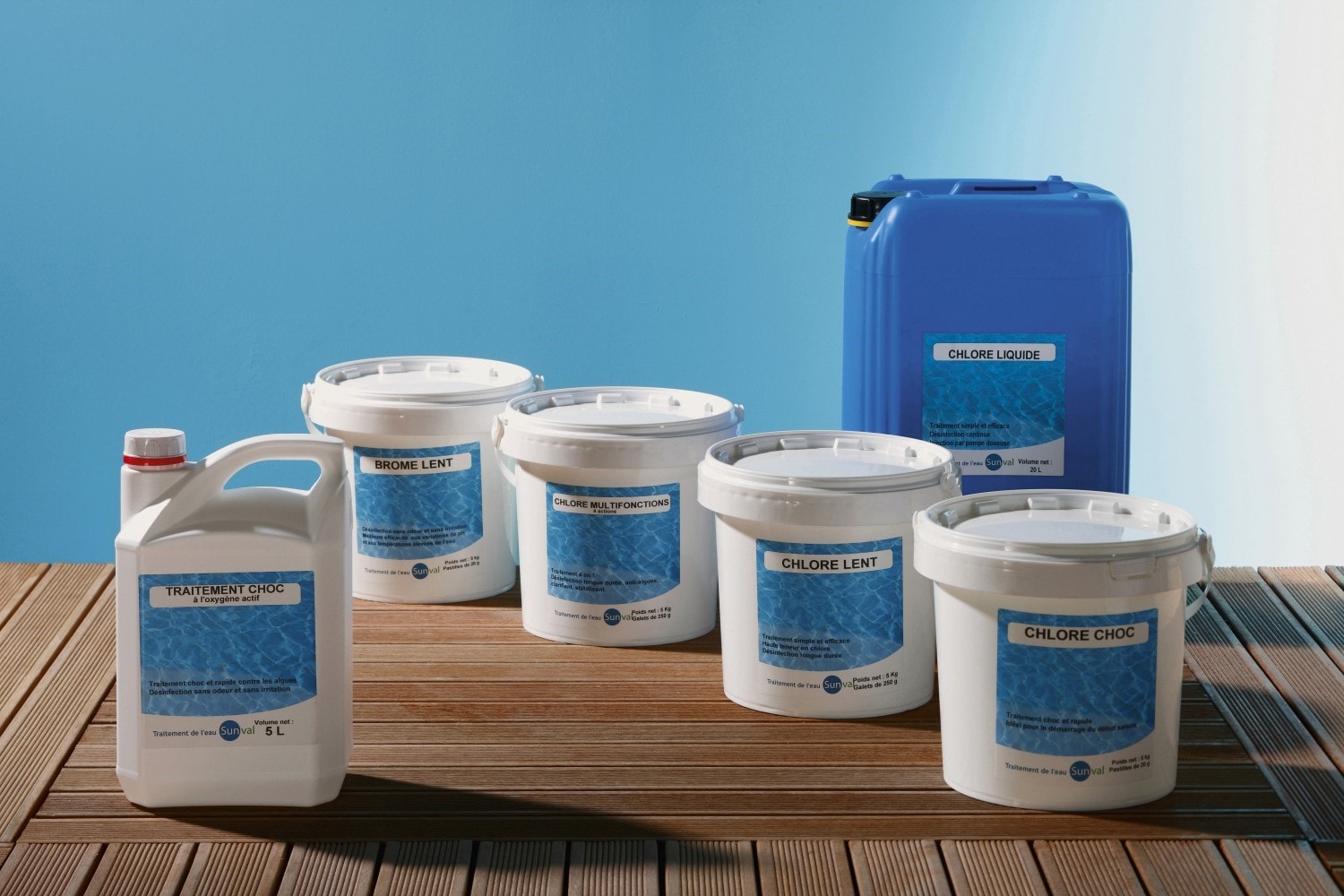 Chlore choc piscine, granulé 5 kg CENTRALE BRICO Pas Cher - UBALDI.com