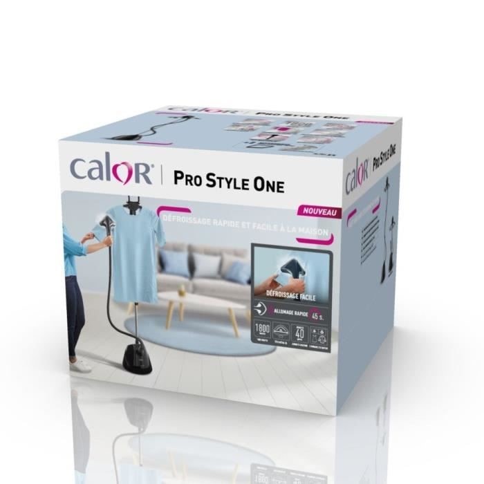 Calor it2461c0 défroisseur vapeur vertical, 1800 w, réservoir 1,5 l ...