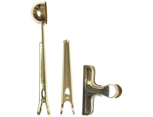 Set de 3 ustensiles à café en métal doré COOK CONCEPT 58425