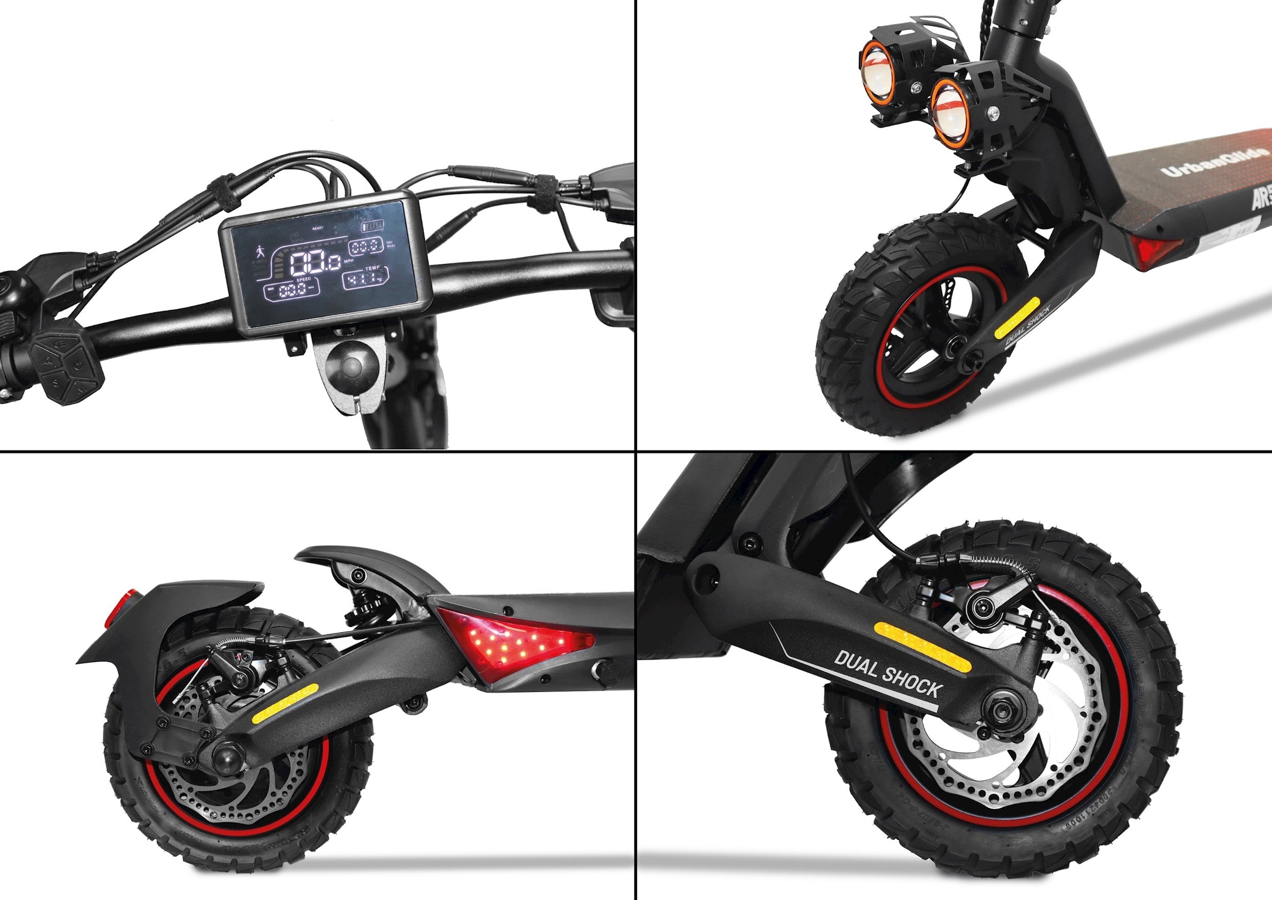 Trottinette électrique urbanglide ar5 48v 800w 10ah URBANGLIDE
