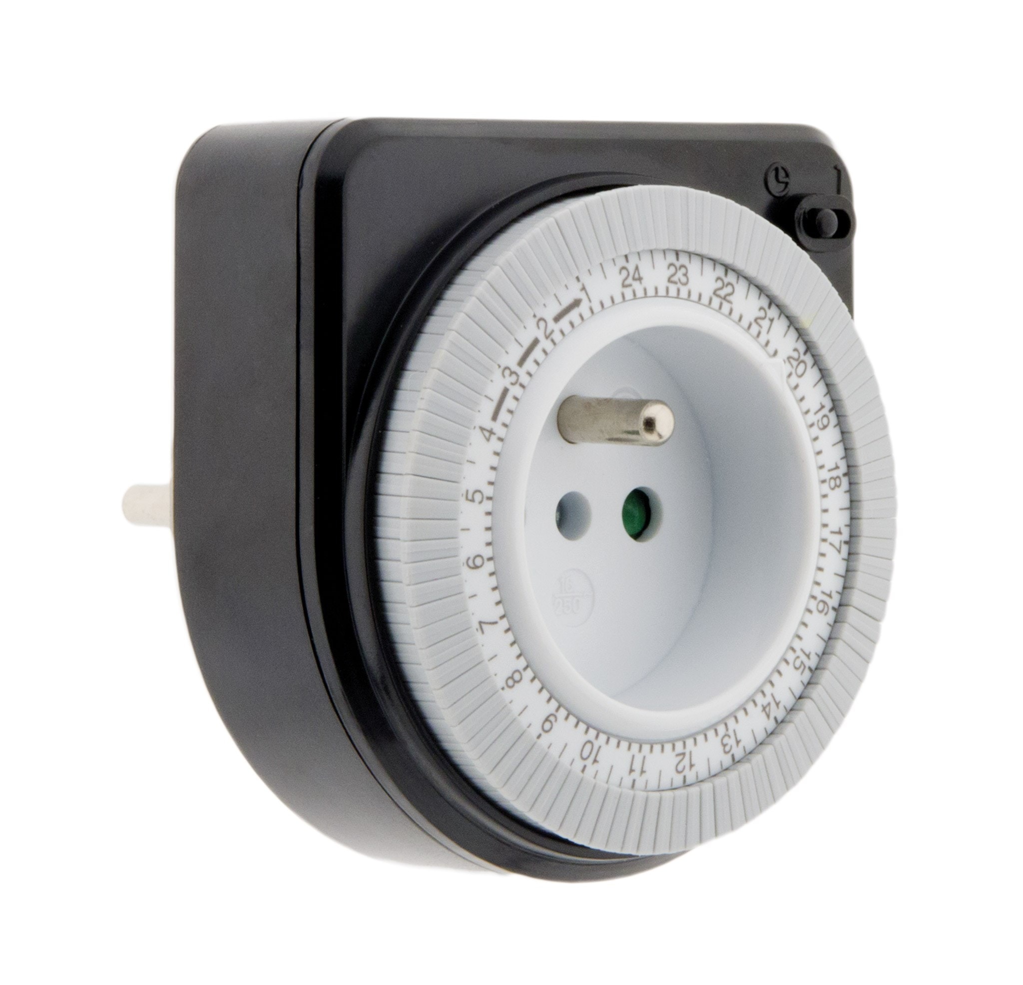 Programmateur mécanique noir OTIO Pas Cher - UBALDI.com