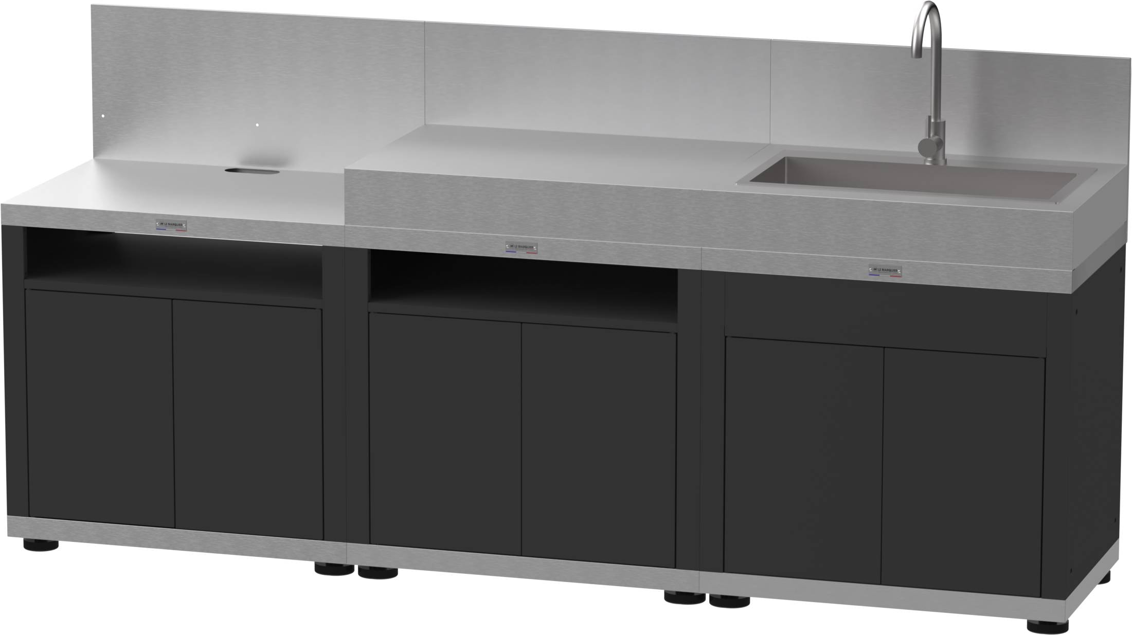 Meuble de cuisine extérieure LE MARQUIER MC803ECD Pas Cher - UBALDI.com