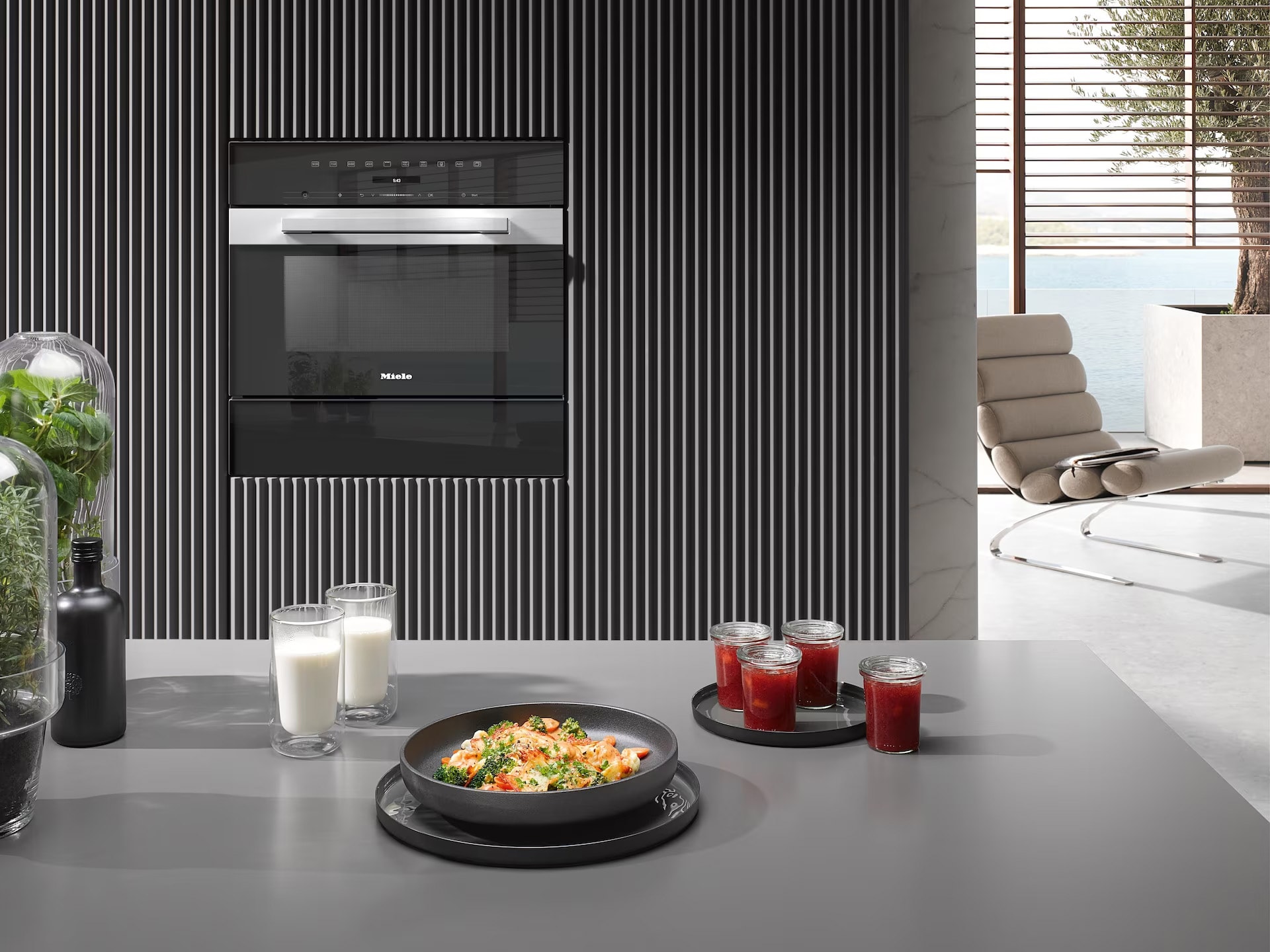 Micro ondes Grill Encastrable MIELE M7244TC, 46 litres, Softclose, Gril ...