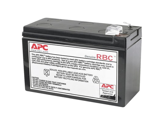 Batterie de remplacement APC RBC110 pour APC Back-UPS ES 550VA (BE550G ...