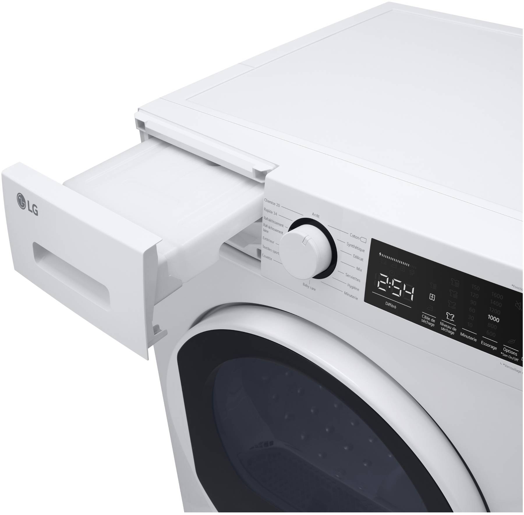 Sèche-linge pompe à chaleur LG RH8D13WH Pas Cher - UBALDI.com