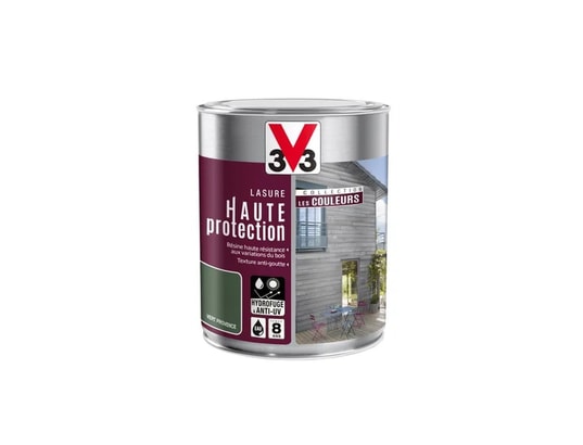 Lasure haute protection les couleurs 8 ans vert provence satiné 1 l ...