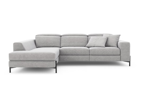 Canapé tissu SAMOA SPACE FLY Angle Gauche 1 Relax electrique gris Pas ...