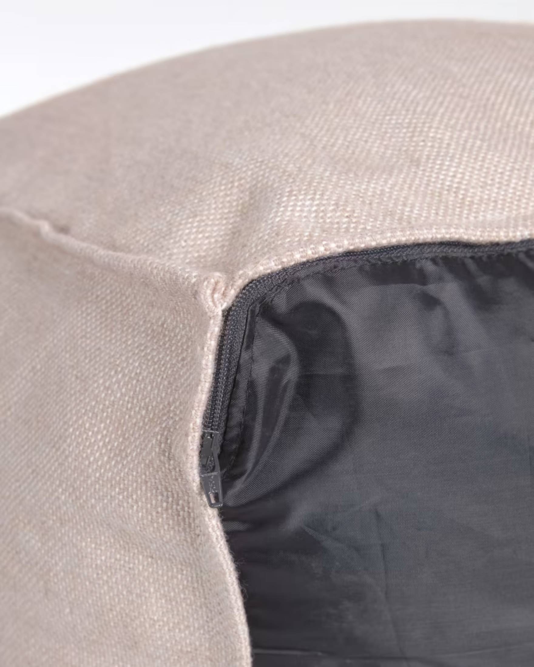 Pouf LF Pouf exterieur Beige 40x39cm Pas Cher - UBALDI.com