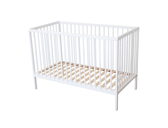 Lit bébé à barreaux avec sommier réglable baby fox blanc BABY FOX Pas ...