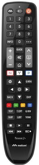 Télécommande universelle MELICONI PERSONAL 2+ Pas Cher - UBALDI.com