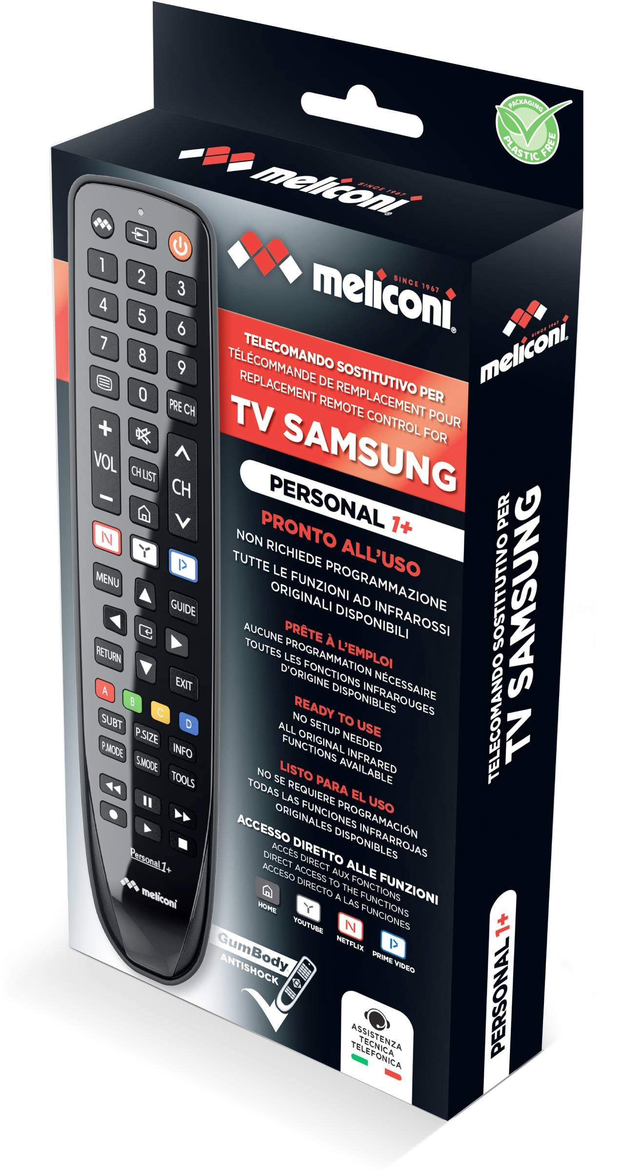 Télécommande universelle MELICONI PERSONAL 1+ Pas Cher - UBALDI.com
