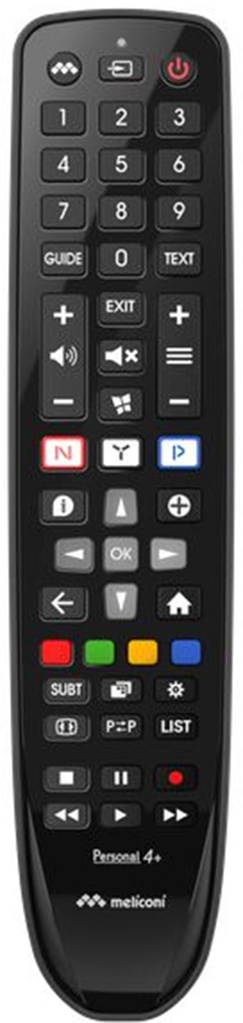 Télécommande universelle MELICONI PERSONAL 4+ Pas Cher - UBALDI.com