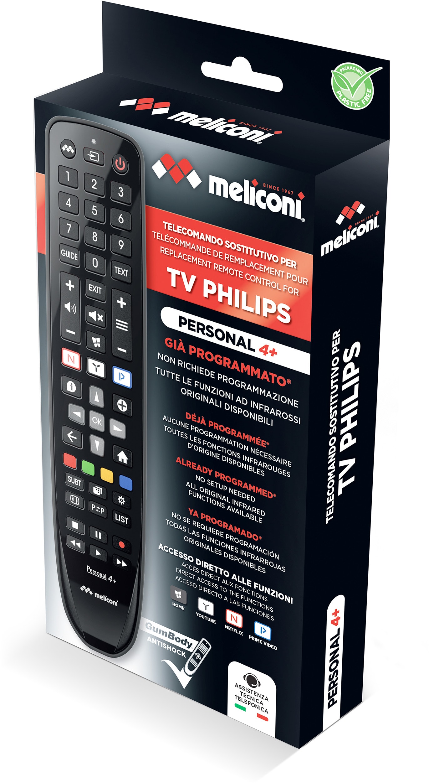 Télécommande universelle MELICONI PERSONAL 4+ Pas Cher - UBALDI.com