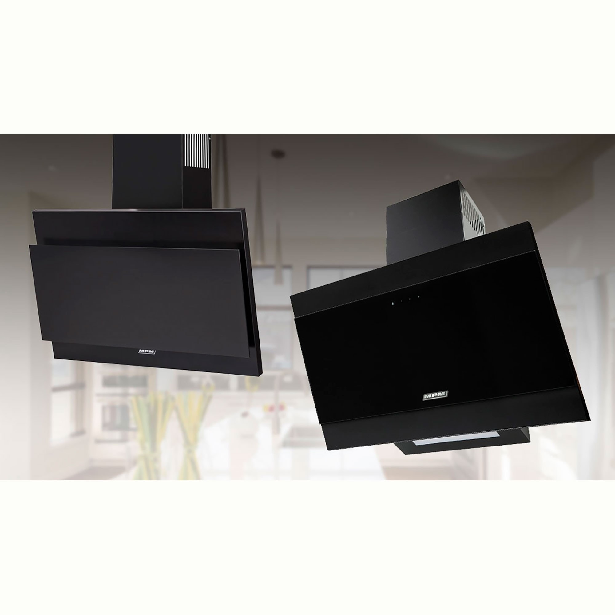 Mpm mpm-60-om-43 hotte aspirante décorative 60cm cuisine extraction ...