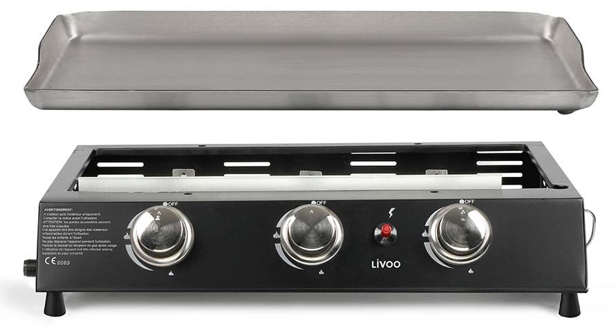 Plancha gaz LIVOO DOC249 Pas Cher - UBALDI.com
