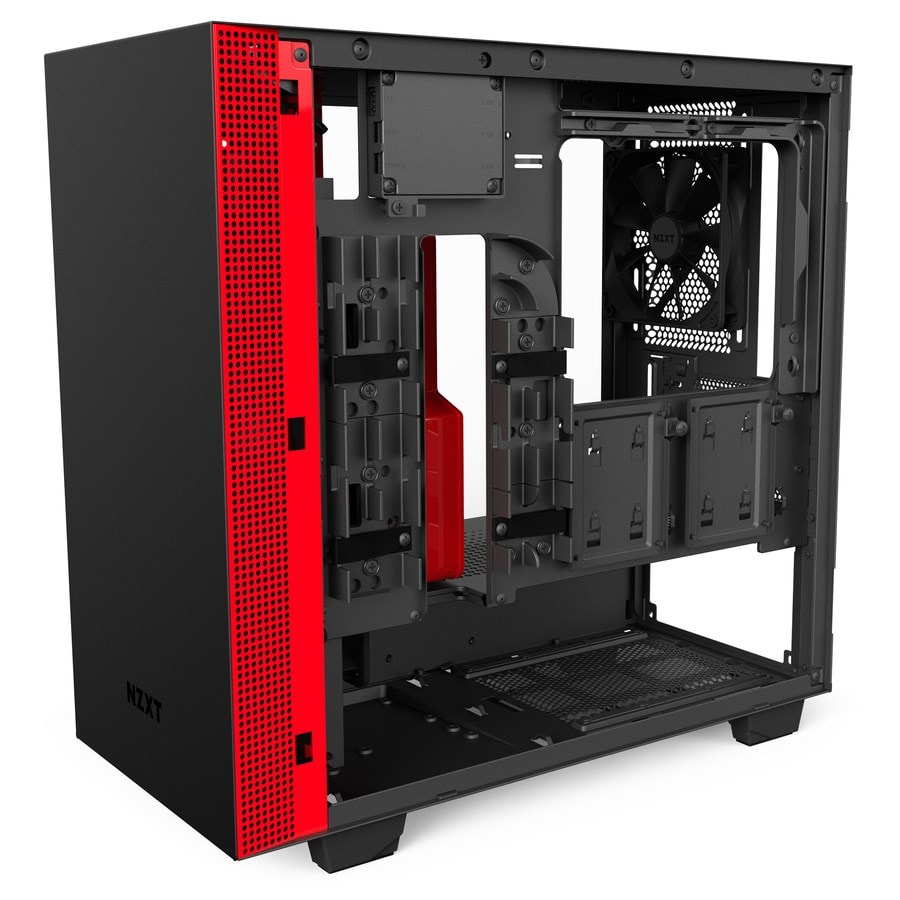 NZXT H400i (noir/rouge) NZXT CA-H400W-BR
