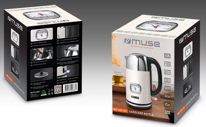 Bouilloire MUSE MS-020 SC Pas Cher - UBALDI.com