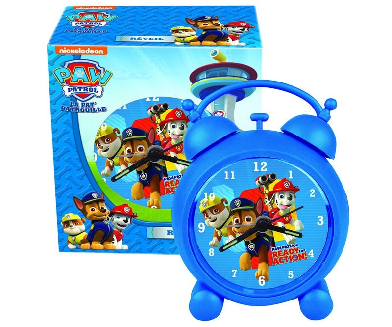 Nickelodeon - Réveil enfant Bleu Pat Patrouille NICKELODEON