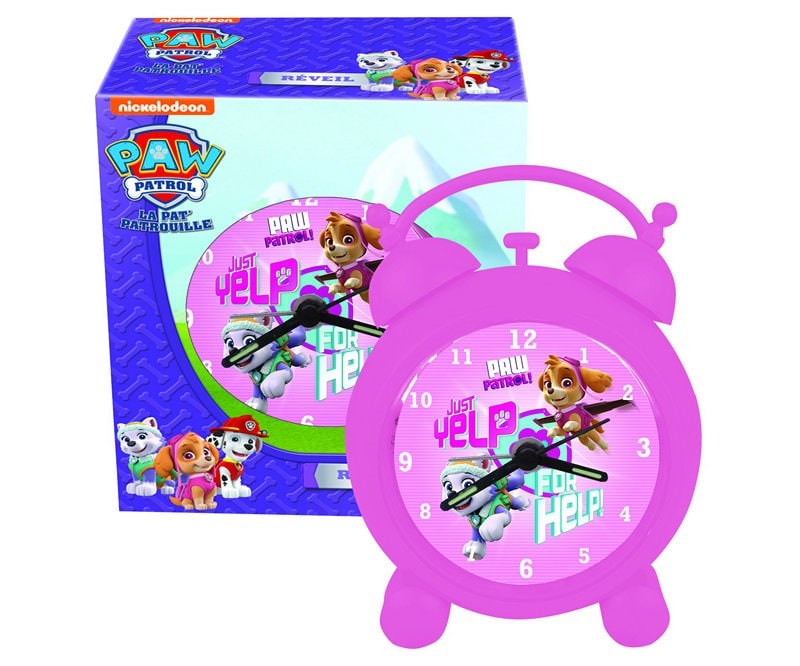 Nickelodeon - Réveil enfant Rose Pat Patrouille NICKELODEON