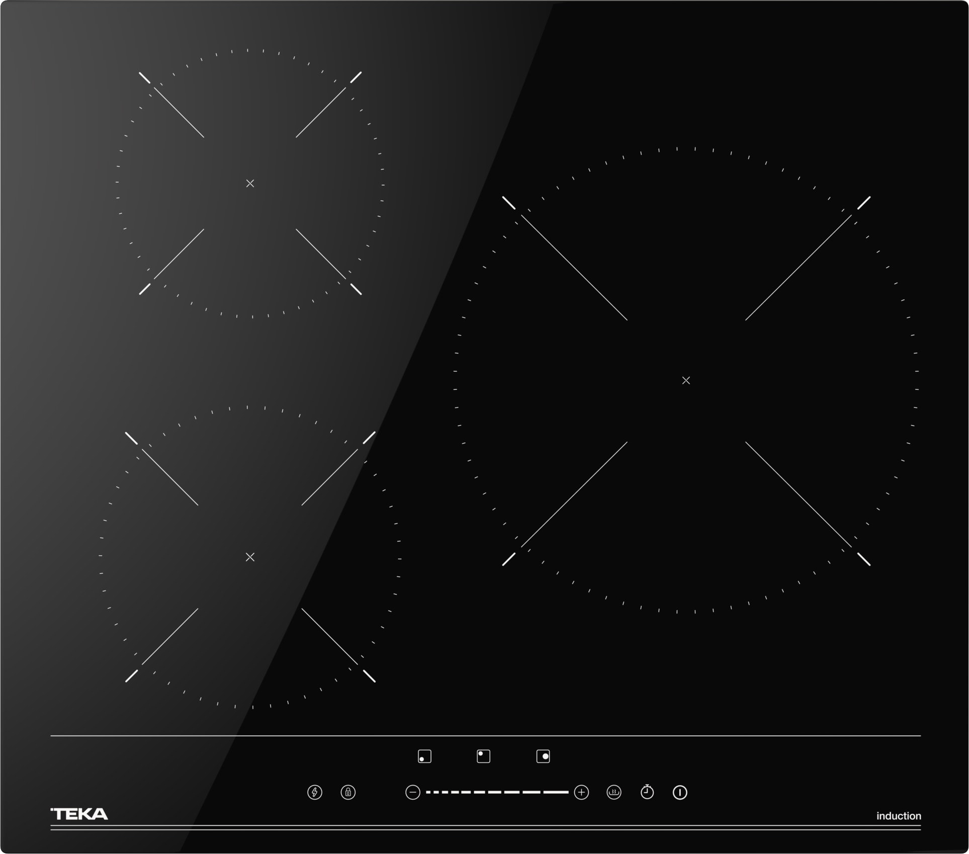 TEKA IBC 63100,3 foyers, puissance 7000w, Multi slider - Plaque ...