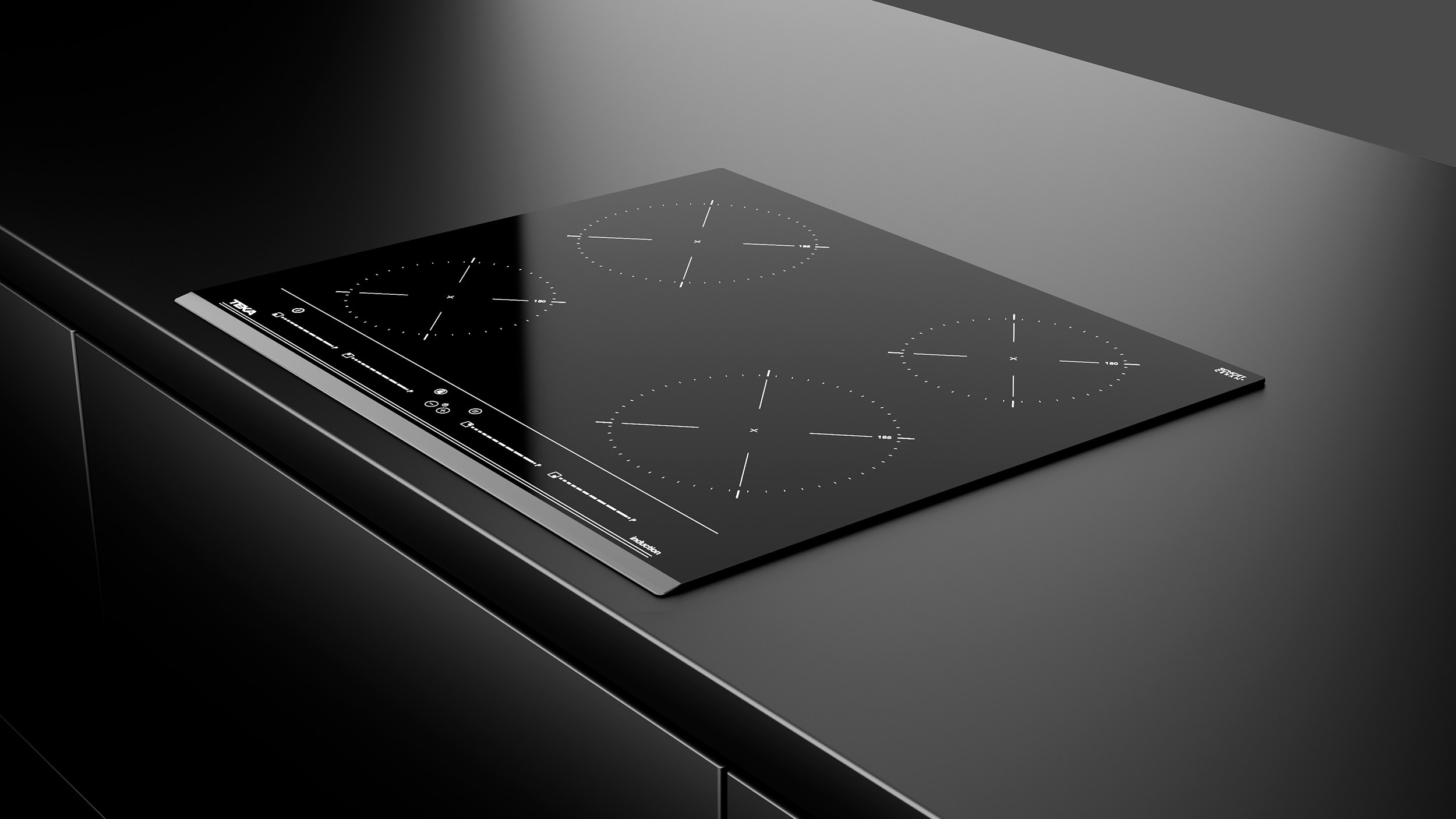 TEKA IZC 64010, 4 foyers, 4 boosters, 7200 w - Plaque induction Pas Cher