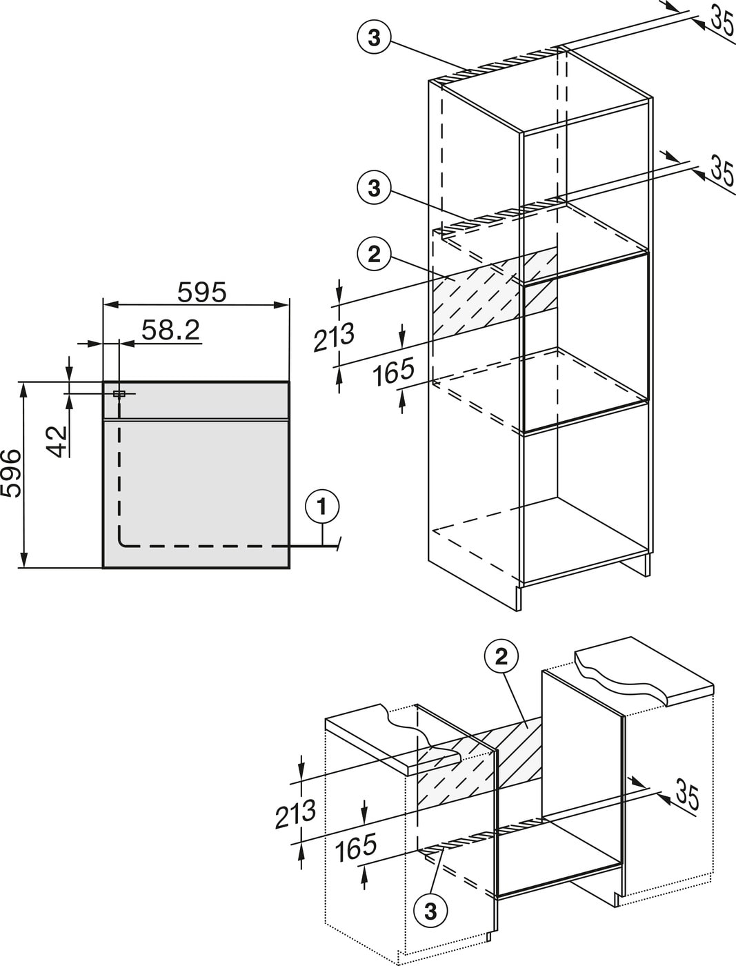 Four encastrable émail lisse MIELE H 2851 B IN, 76 litres, Perfect ...