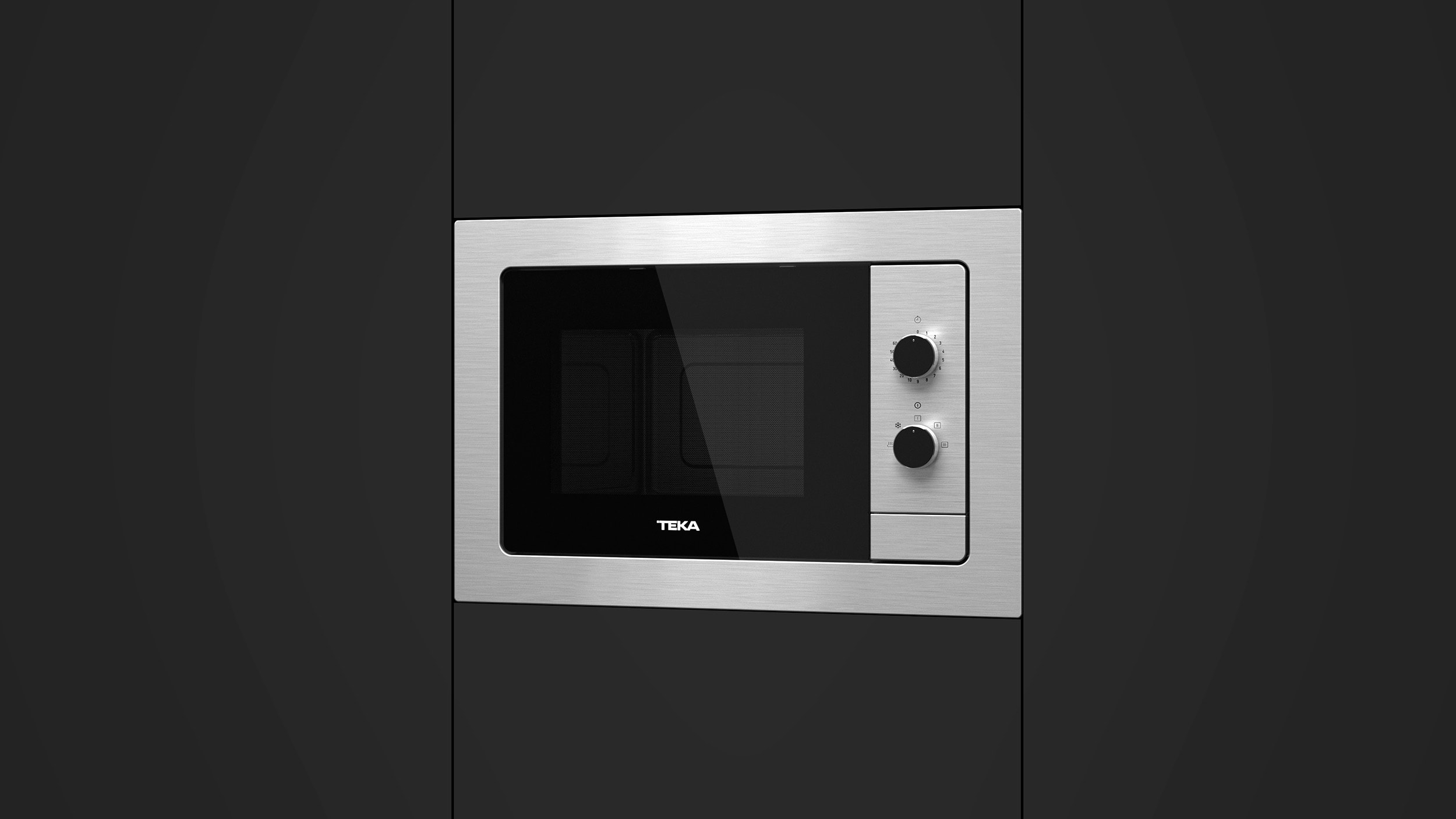 Micro ondes Encastrable TEKA MB 620 BI, 20 litres , 700 w, Niche de 38 ...