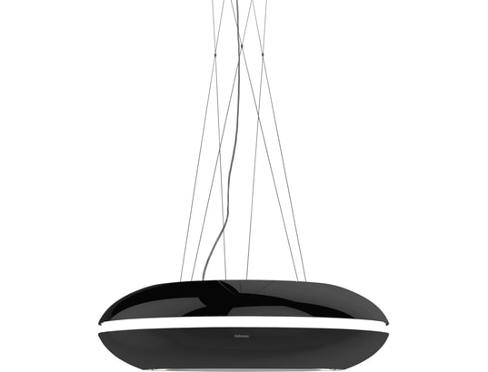 Hotte decorative ilot FALMEC Loop noire, Ilot, Diamètre 74cm, 600 m3/h ...