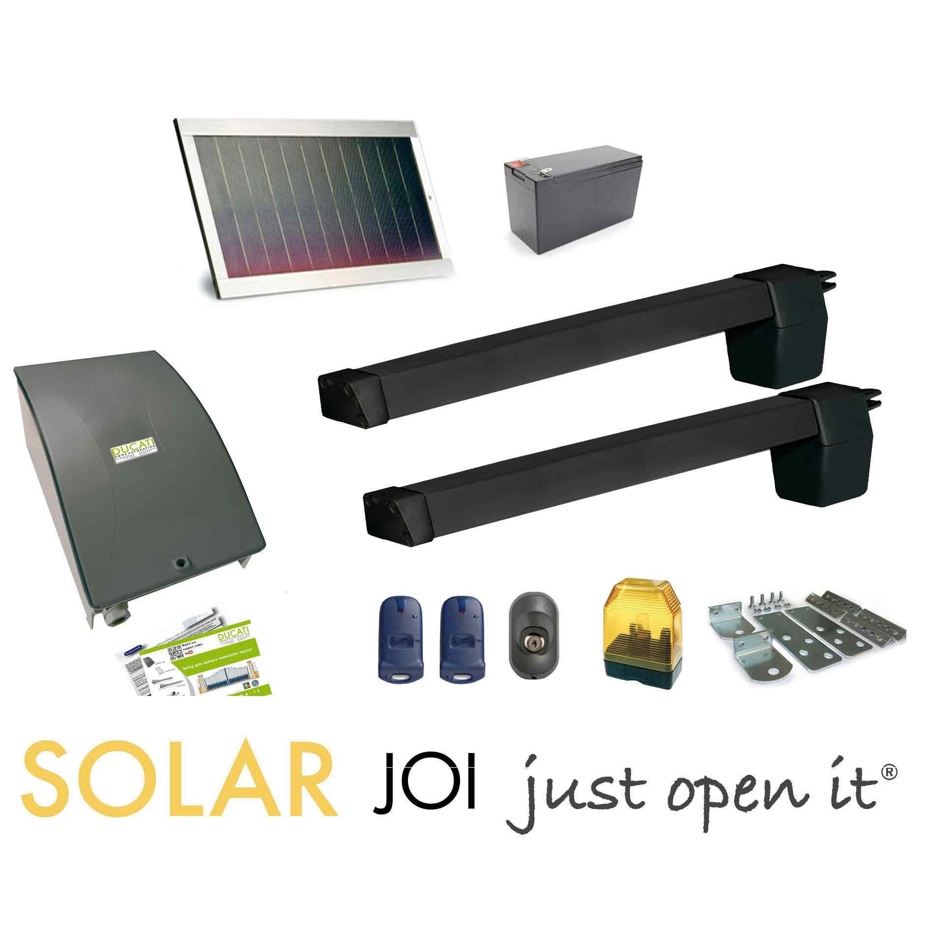 Kit motorisation portail solaire ducati home automation hc619 solar ...