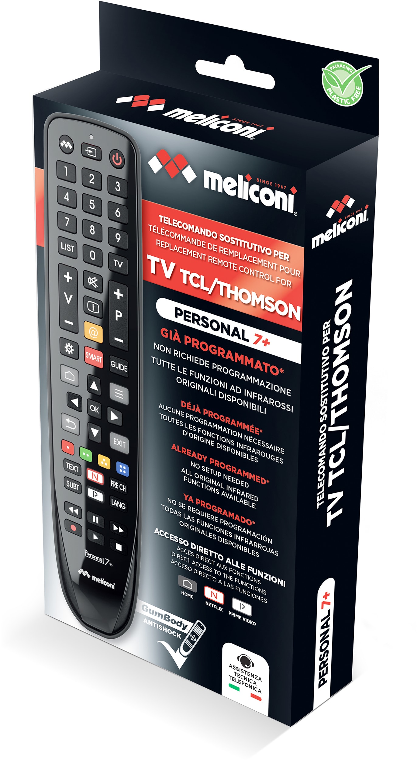 Télécommande universelle MELICONI PERSONAL 7+ Pas Cher - UBALDI.com