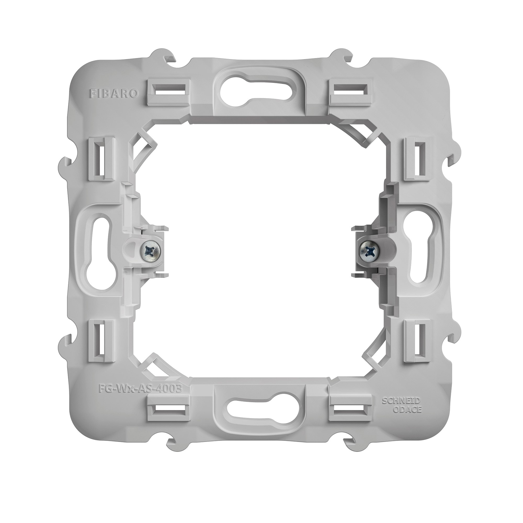 Adaptateur pour montage de modules walli sur façades schneider - fibaro ...