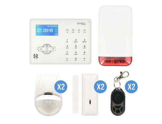 Kit alarme gsm 06 avec sirène autonome IPROTECT EVOLUTION Pas Cher - UBALDI.com