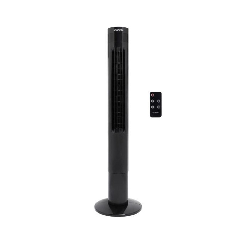 Ventilateur colonne oceanic - 50w - hauteur 110 cm - oscillation ...