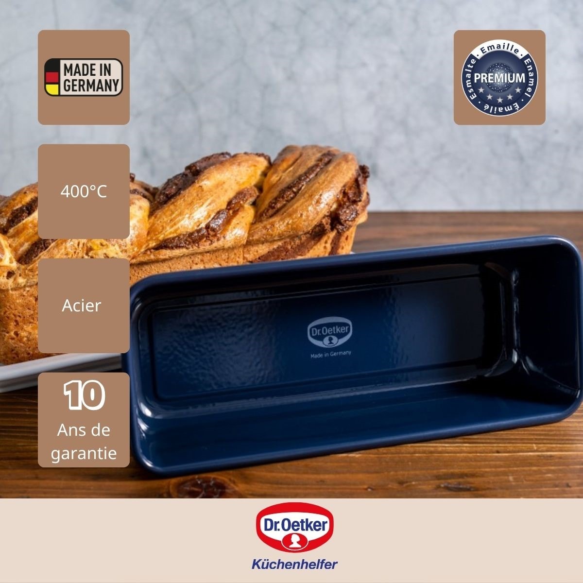 Moule à cake 30 cm dr oetker back liebe ref.2368 DR OETKER Pas Cher ...