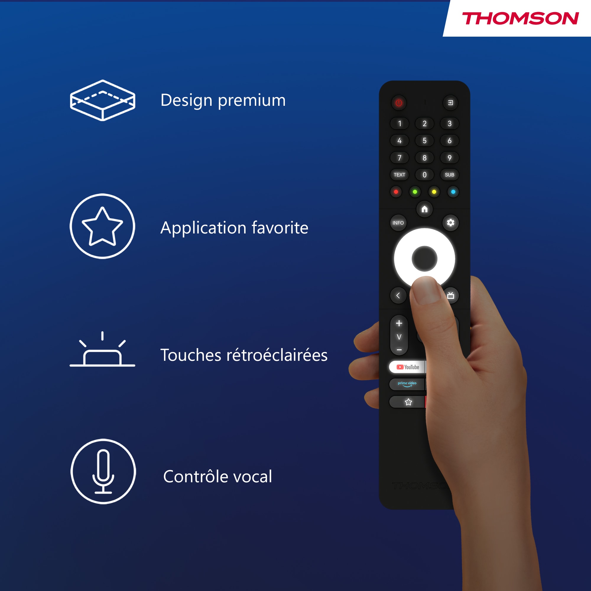 THOMSON 65UA5S13 Smart TV 65 UHD Android - TV LED 4K 165 cm - Livraison ...