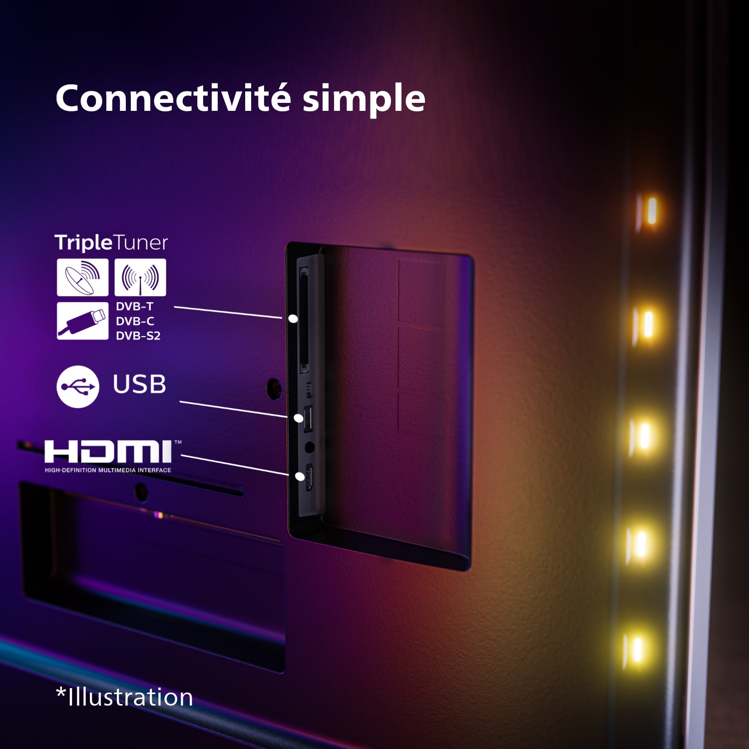 PHILIPS 50PUS8108/12 Ambilight 126 cm 4K UHD - TV LED 4K 126 cm ...