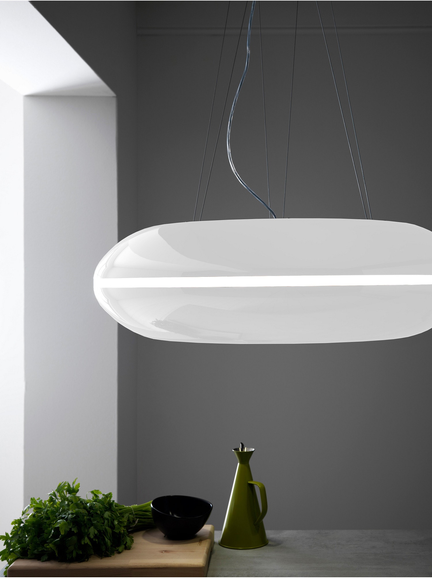 Hotte decorative ilot FALMEC Loop, 600 m3/h, Recyclage,4 vitesses Pas ...