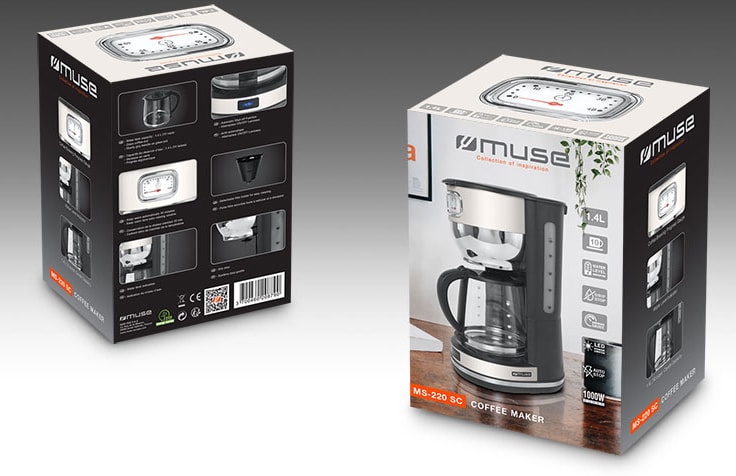 Cafetière MUSE MS-220 SC Pas Cher - UBALDI.com