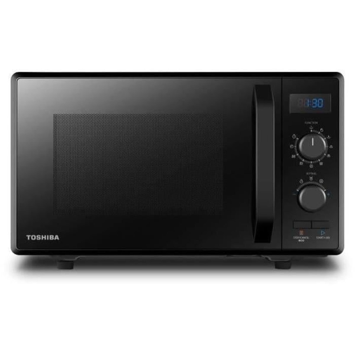 Micro-ondes grill pose libre - toshiba - mw2-ag23p(bk) - noir - 23l - 900w - grill 1050w ...