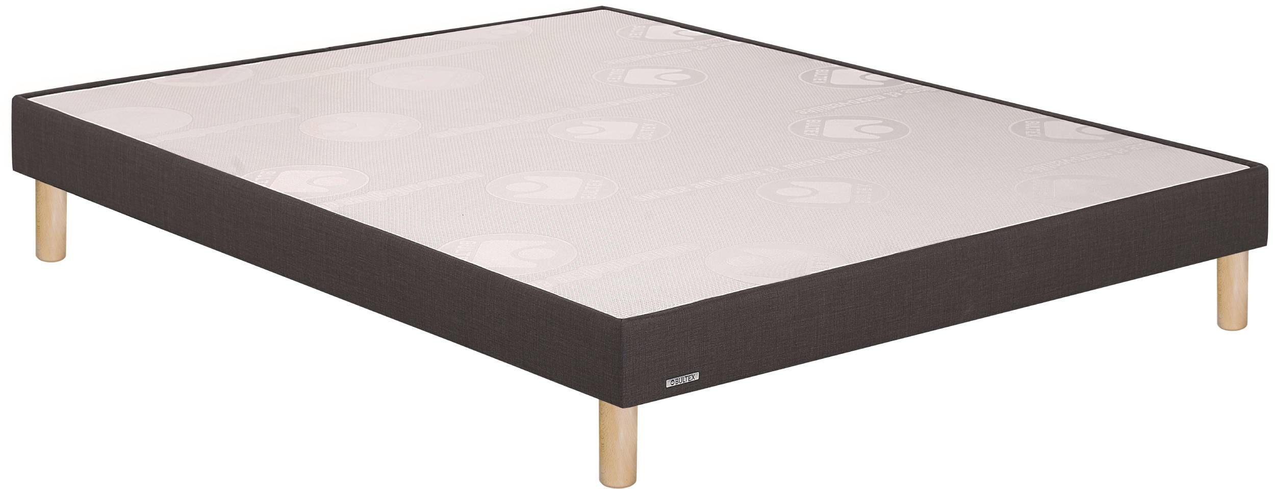 Sommier 140 x 190 BULTEX Vitality ferme chiné dark grey 1419 Pas Cher ...