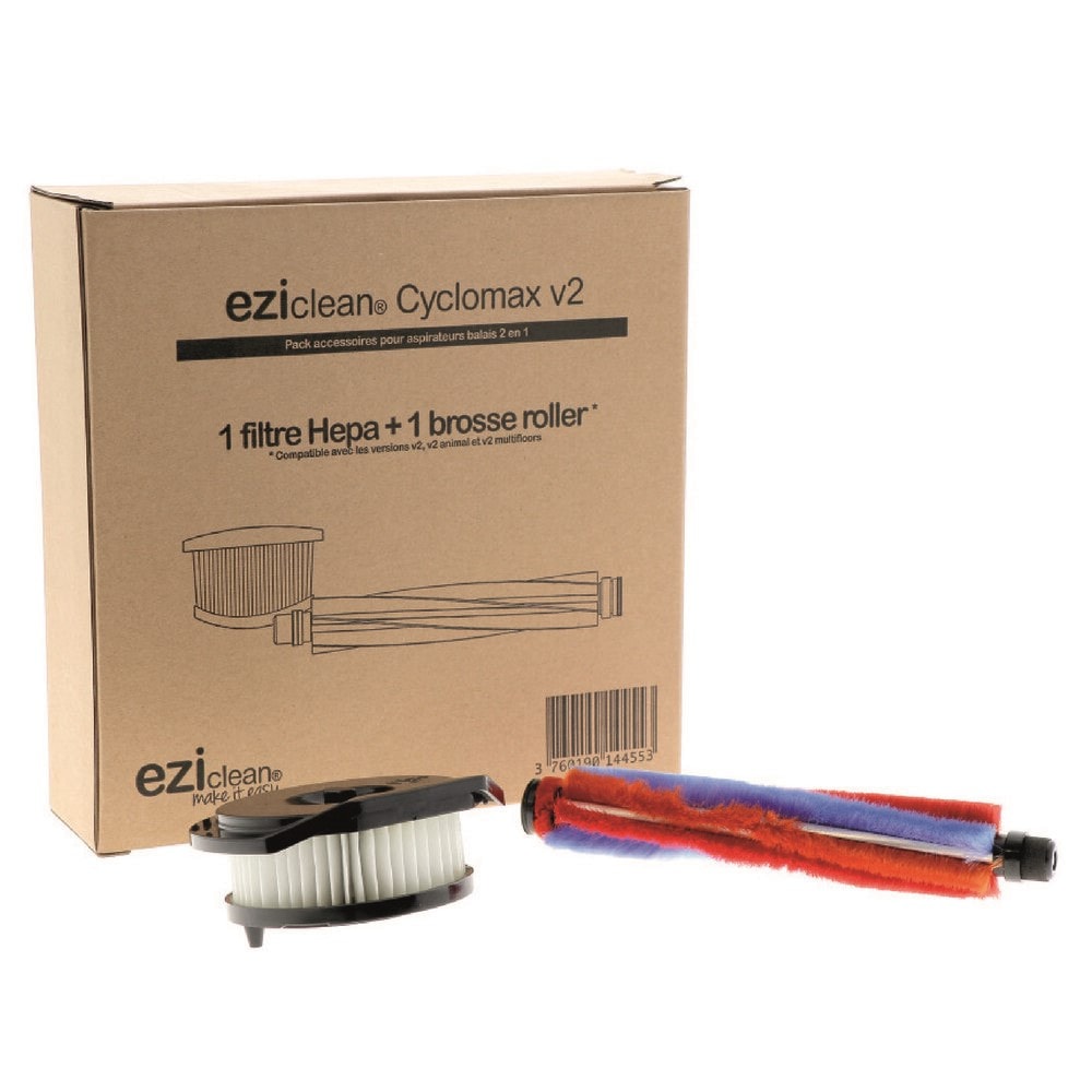Eziclean® cyclomax v2 - pack brosse + filtre EZICLEAN Pas Cher - UBALDI.com