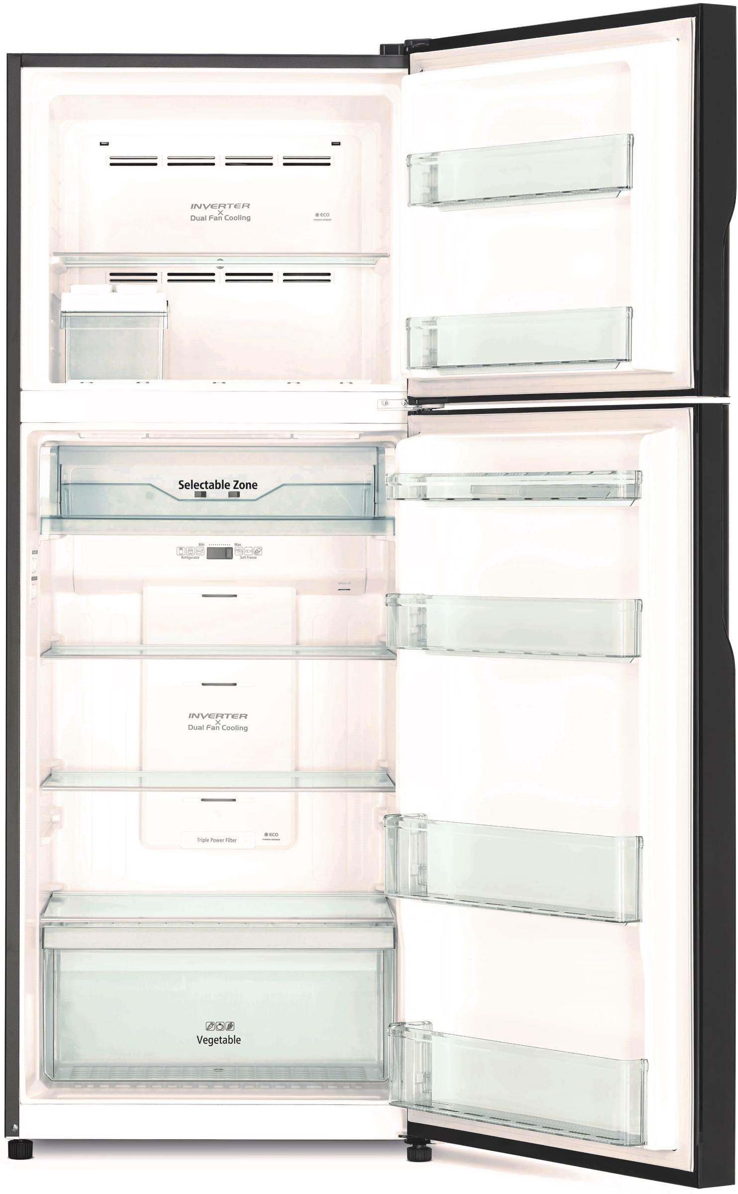 Réfrigérateur congélateur haut HITACHI RVX471PRU91BSL Pas Cher - UBALDI.com