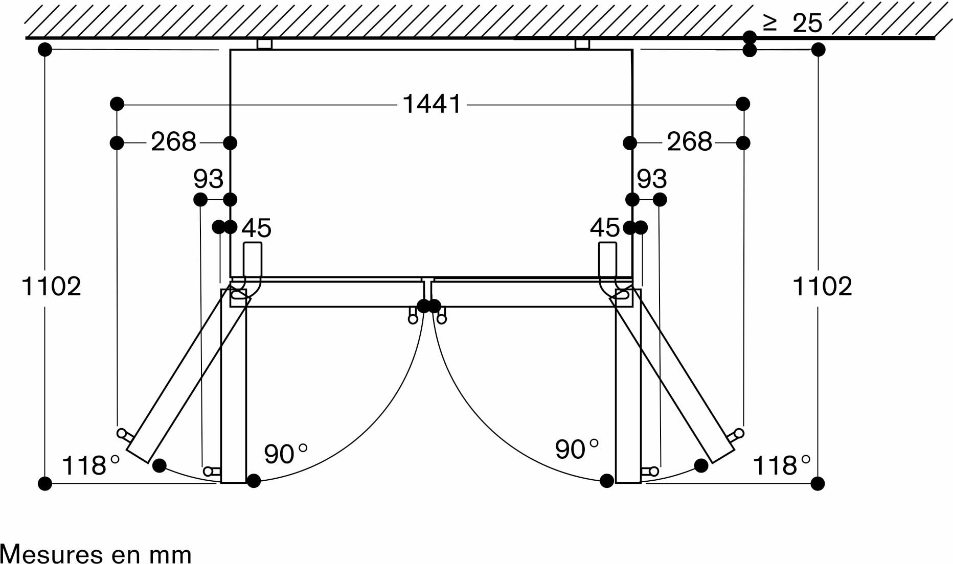 Réfrigérateur side by side GAGGENAU RY295350 Pas Cher - UBALDI.com