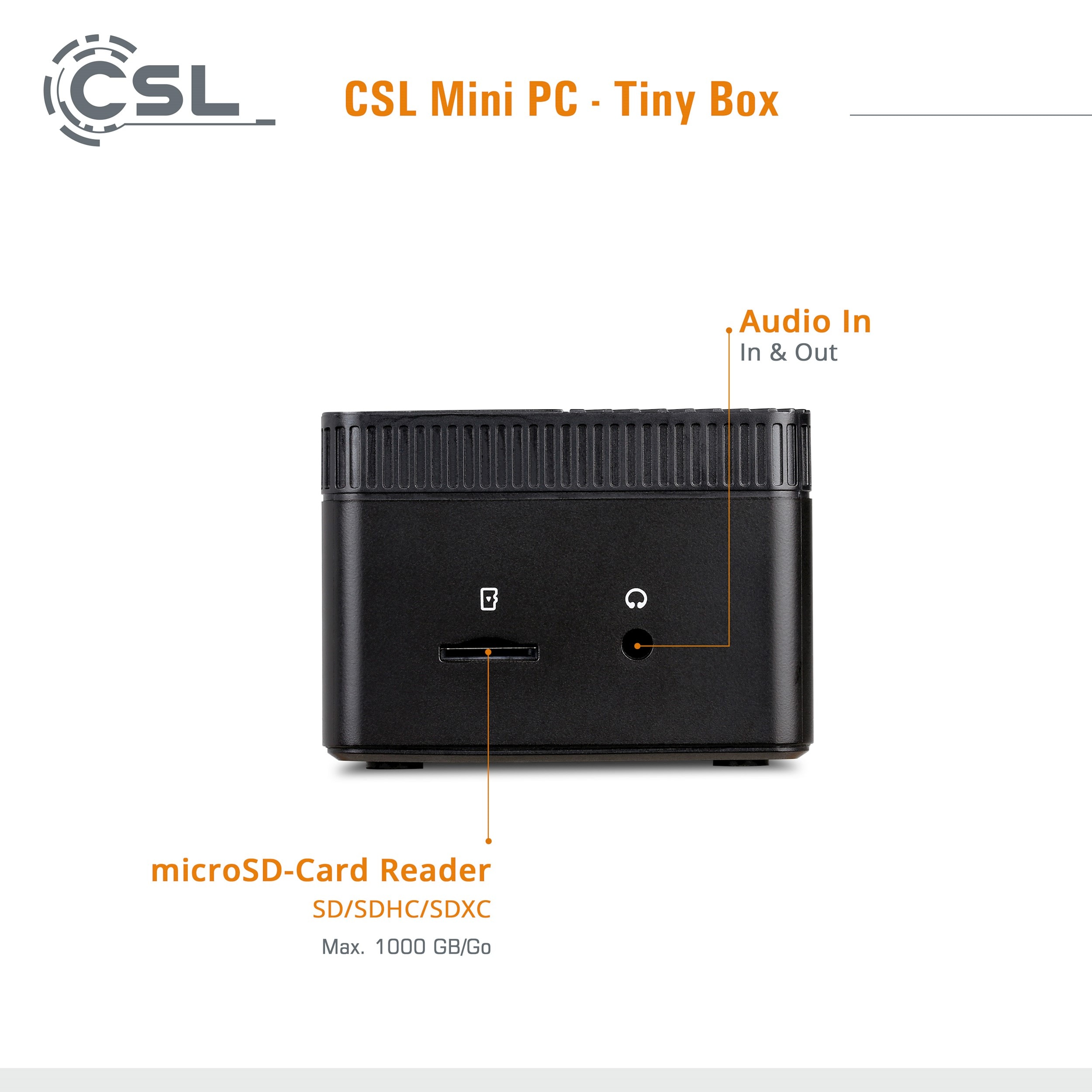 Mini-pc csl tiny box / 256 go ssd / windows 11 pro CSL COMPUTER Pas ...