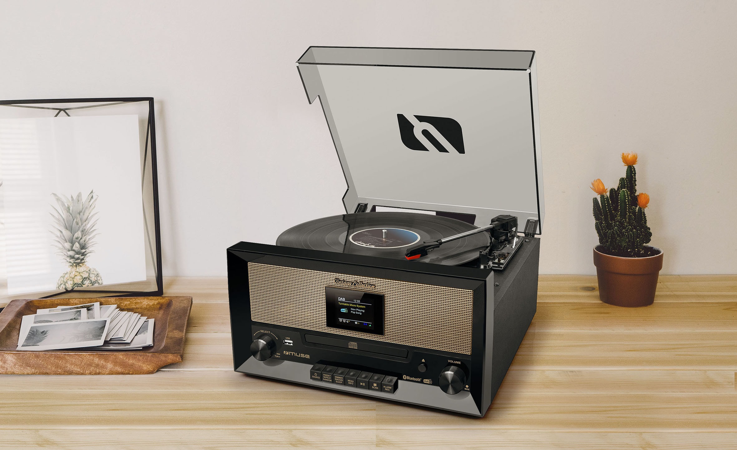 Platine vinyle USB MUSE MT-110 DAB