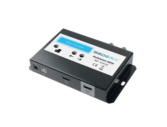 Modulateur dvb-t cofdm terrestre entrée / sortie rf avec connecteur f ...