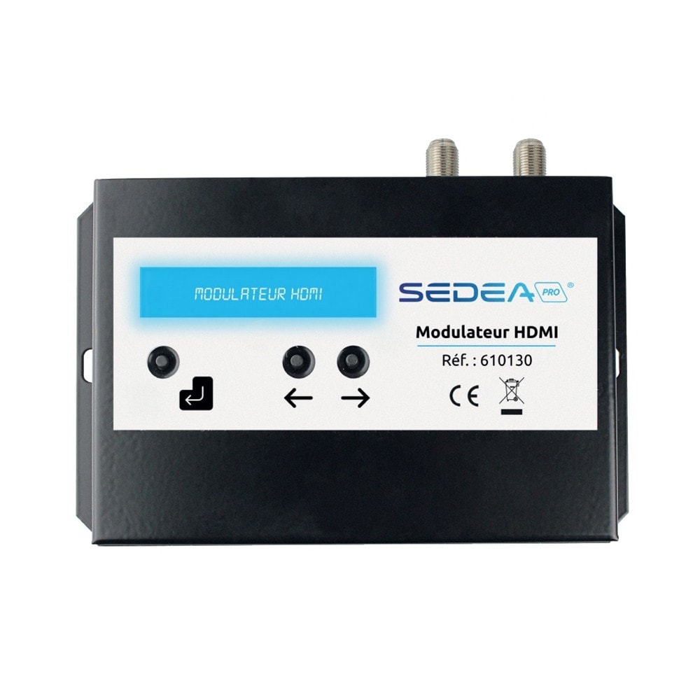 Modulateur dvb-t cofdm terrestre entrée / sortie rf avec connecteur f ...